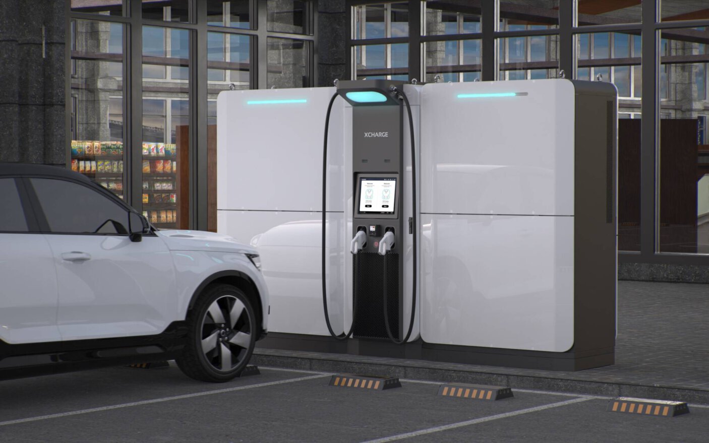 Xcharge NetZeroSeries Laadpaal – 210kW – 300~1000v